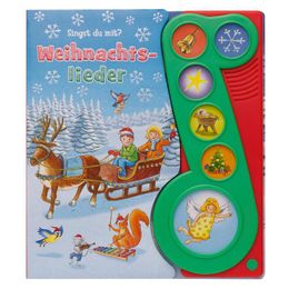 Weihnachtslieder - Liederbuch mit Sound - Pappbilderbuch mit 6 Melodien, Gebunden