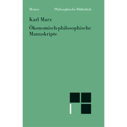 Ökonomisch-philosophische Manuskripte - Karl Marx, Kartoniert (TB)