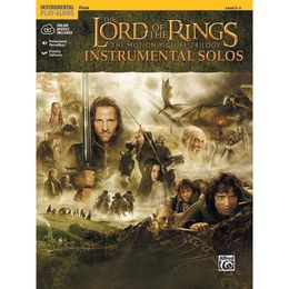 Alfred Music Publishing The Lord of the Rings, The Motion Picture Trilogy, w. Audio-CD, for Flute - Howard Shore, Geheftet