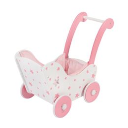 Bayer Chic 2000 Holz-Puppenwagen LITTLE STARS (Farbe: rosa)
