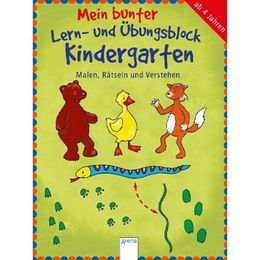 Mein bunter Lern- und Übungsblock Kindergarten - Edith Thabet, Kartoniert (TB)