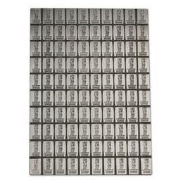 100 x 1 g Combicoin Silber-Münztafel