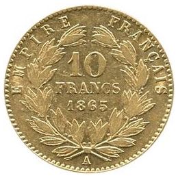 10 Francs Goldmünze Frankreich diverse Jahrgänge