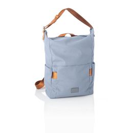 Schulter- und Rucksacktasche "Immi" (Farbe: rauchblau)