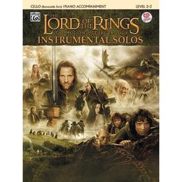 Alfred Music Publishing The Lord of the Rings, The Motion Picture Trilogy, w. Audio-CD, for Cello and Piano Accompaniment - Howard Shore, Geheftet