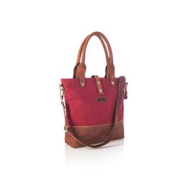 Bruno Banani Shopper Merida mit Canvas (Farbe: bordeaux)