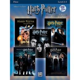 Alfred Music Publishing Harry Potter Movies 1-5, w. Audio-CD, for Flute - John Williams, Geheftet