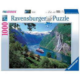 RAVENSBURGER VERLAG Ravensburger Puzzle "Norwegischer Fjord", 1.000 Teile