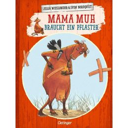 Oetinger Mama Muh Band 8: Mama Muh braucht ein Pflaster - Jujja Wieslander, Gebunden