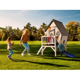 Spielhaus AXI "Cabin XL" Spielhäuser bunt (grau, weiß, blau) Kinder Spielhaus