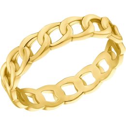 Amor Damen Ring, 925er Silber, gold, 54
