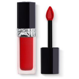 Rouge Dior Forever Liquid Nicht Abfärbender Flüssiglippenstift, Lippen Make-up, lippenstifte, Stift, rot (999 Dior), strahlend/mattierend,
