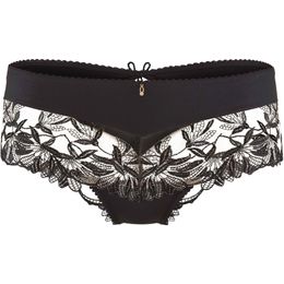 Aubade Lovessence Panty, Blumenstickerei, Zieranhänger, für Damen, schwarz, 40