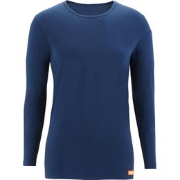 Bruno Banani Warm Up Unterhemd, atmungsaktiv, weich, für Herren, blau, L