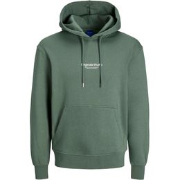 Jack & Jones ORIGINALS by JACK & JONES Hoodie, Print mit 3D-Look, für Herren, grün, L