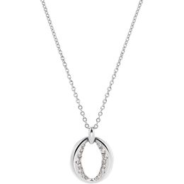 Amor Damen Kette mit Anhänger, 925er Silber, silber, 99