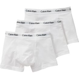 Calvin Klein Cotton Stretch Pants kurz, 3er-Pack, für Herren, weiß, M