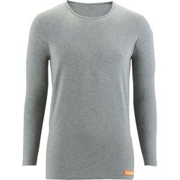 Bruno Banani Warm Up Unterhemd, atmungsaktiv, weich, für Herren, grau, L