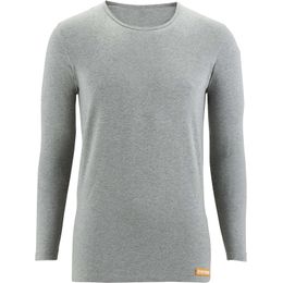 Bruno Banani Warm Up Unterhemd, atmungsaktiv, weich, für Herren, grau, M