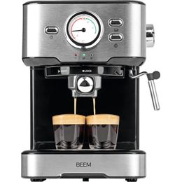 BEEM Siebträger-Maschine "Espresso Select", 1100 W, silber