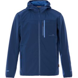 Moorhead Softshelljacke, Kapuze, atmungsaktiv, für Herren, blau, 48