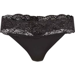 Aubade Sweetessence String, florale Spitze, für Damen, schwarz, 42