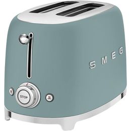 Smeg 2-Schlitz-Toaster "50's Style TSF01EGMEU", 950 Watt, grün