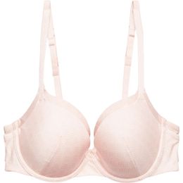 Esprit Bügel-BH, wattierte Cups, grafisches Design, für Damen, rosa, 85C