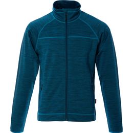 Moorhead Fleecejacke, Stehkragen, Kontrastnähte, für Herren, blau, 54