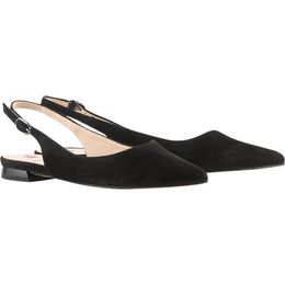 hōgl Mona Slingback-Ballerinas, Blockabsatz, Leder, für Damen, schwarz, 38