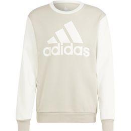 Adidas Sweatshirt, Rundhals, Logo-Print, für Herren, grau, M