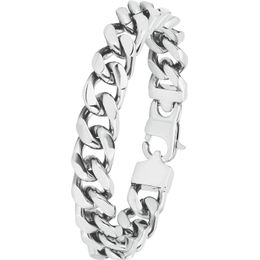 Amor Herren Armband, Edelstahl, silber