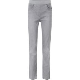 RAPHAELA BY Brax Pamina Fun Jeans, Slim-Fit, Schlupf-Design, für Damen, grau, 36