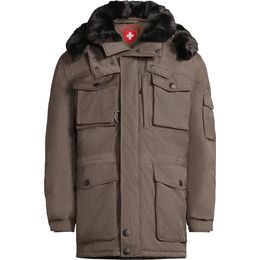 Wellensteyn Funktionsjacke "Siberia", HeroeAirTec, Kapuze, Stehkragen, für Herren, grau, XXL