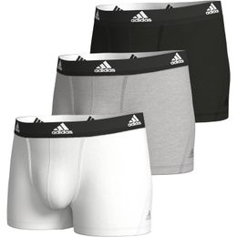 Adidas Active Flex Cotton Pants, 3er-Pack, 4-Wege-Stretch, für Herren, grau, XXL