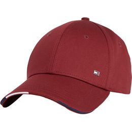 Tommy Hilfiger Cap, Baumwolle, Logo-Patch, für Herren, rot, OneSize