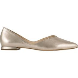 hōgl Basic Ballerinas, Metallic-Optik, Leder, für Damen, gold, 39