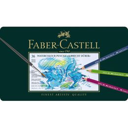 Faber-Castell Aquarellstifte "Albrecht Dürer", 36er-Etui, mehrfarbig