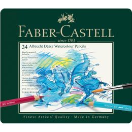Faber-Castell Aquarellstifte "Albrecht Dürer", 24er-Etui, mehrfarbig