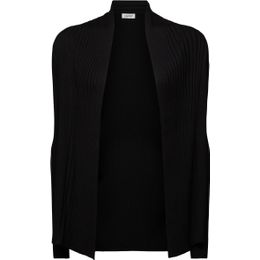 Esprit Strickjacke, Stehkragen, Rippstruktur, für Damen, schwarz, XXL