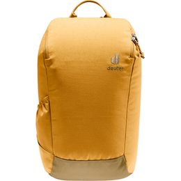 Deuter Daypack, Zweiwegereißverschluss, Seitentaschen, 16 Liter, gelb