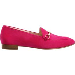 hōgl Close Ballerinas, Zierschnalle, Leder, für Damen, pink, 39