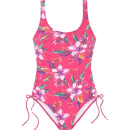 Lascana Malia Badeanzug, herausnehmbare Softcups, für Damen, pink, 36C