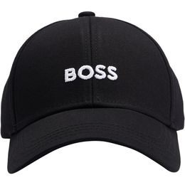 BOSS Basecap, Baumwolle,, Logo, für Herren, schwarz, OneSize