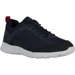 Geox Sanzio Sneaker, Mesh, Lederoptik, für Herren, blau, 41