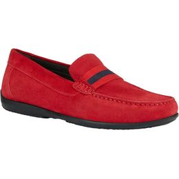 Geox Mokassins, Leder, für Herren, rot, 44