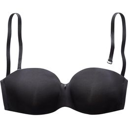 Lascana Perfect Basics Schalen-BH, abnehmbare Träger, für Damen, schwarz, 70D