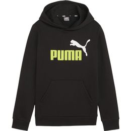 Puma® Hoodie, Baumwolle, Logo-Print, für Kinder, schwarz, 128