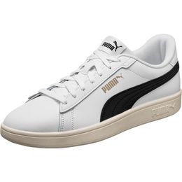 Puma® Smash V3 Sneaker, Leder, SoftFoam-Einlegesohle, für Damen, weiß, 37.5