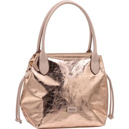 Gabor® Shopper, Reißverschluss, Metallic-Optik, für Damen, gold